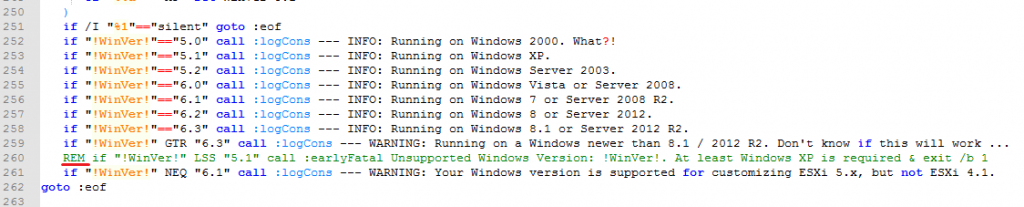 Esxi Customizer Fatal Error Unsupported Windows Version Computer How To